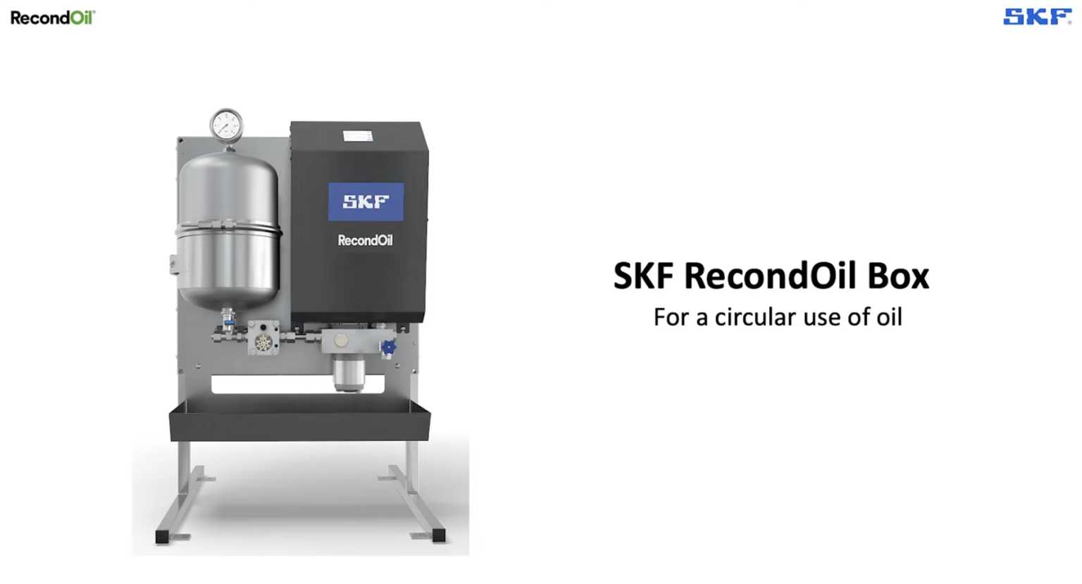 JSME OFICIÁLNÍM PARTNEREM SKF PRO RECONDOIL BOX - ESOS
